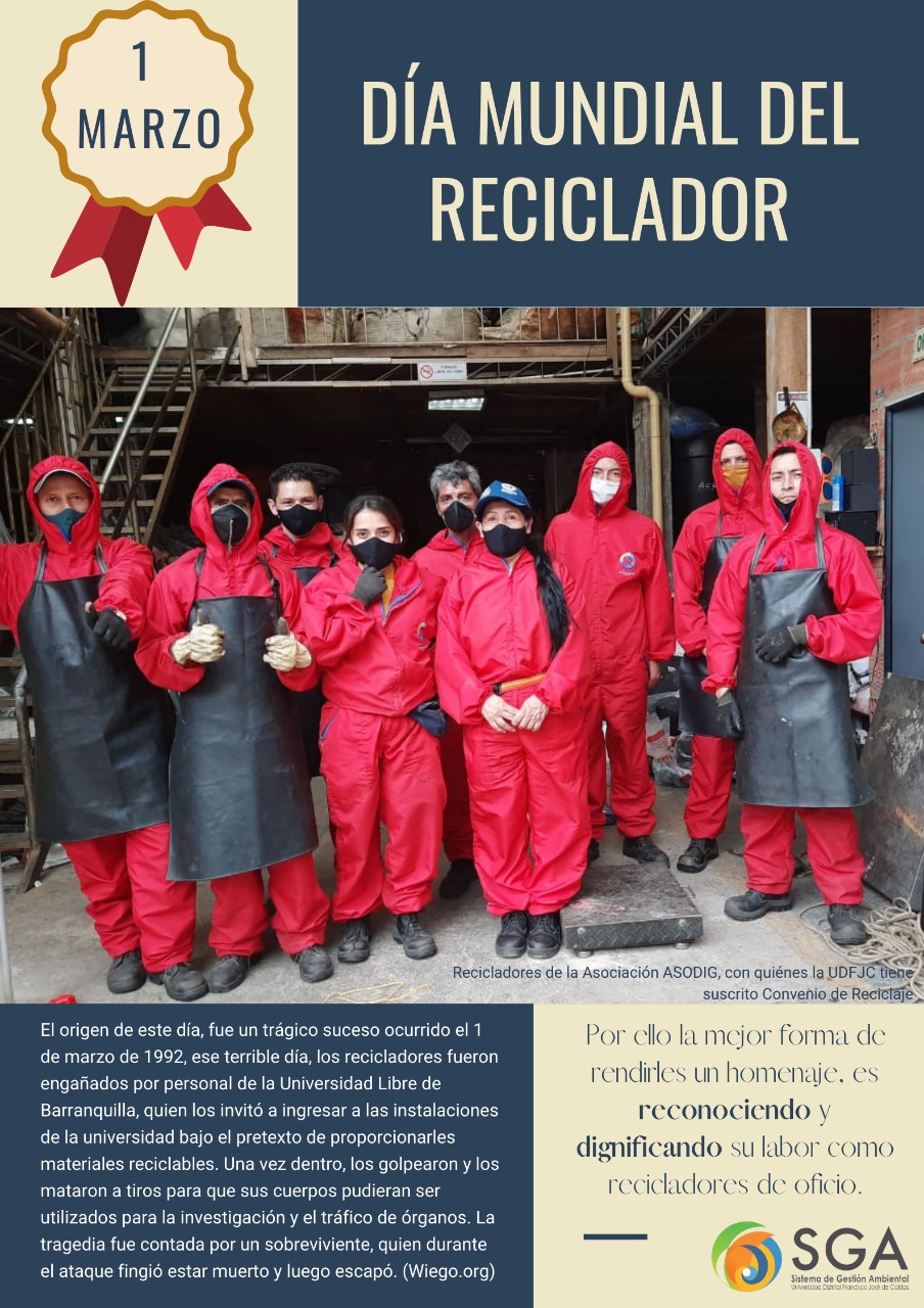 1 de marzo: Día mundial del Reciclador | SGA-PIGA